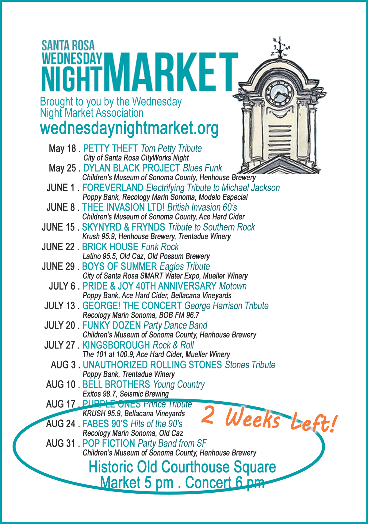 Entertainment Vendors | Santa Rosa Wednesday Night Market